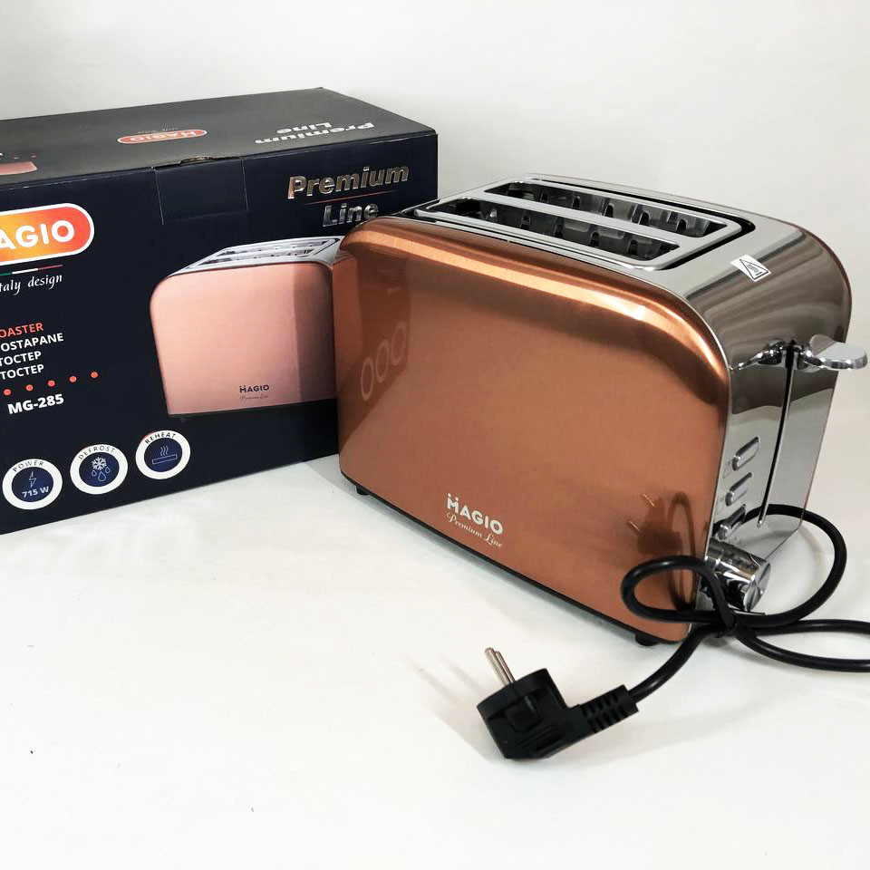 Электро тостер Magio MG-285, Хороший тостер, Тостерница для бутербродов, Тостер YH-788 бытовой ...