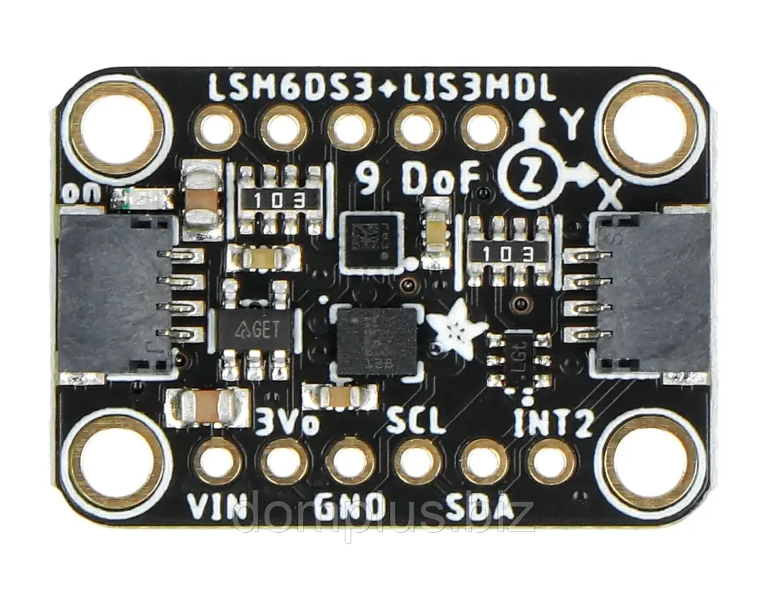 LSM6DS3TR-C + LIS3MDL 9DOF IMU - акселерометр, гироскоп и магнитометр ...