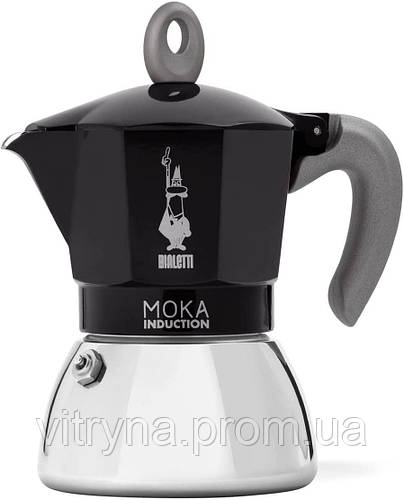 Bialetti - Moka Induction, Moka Pot, подходит для всех типов плит, 6 ...