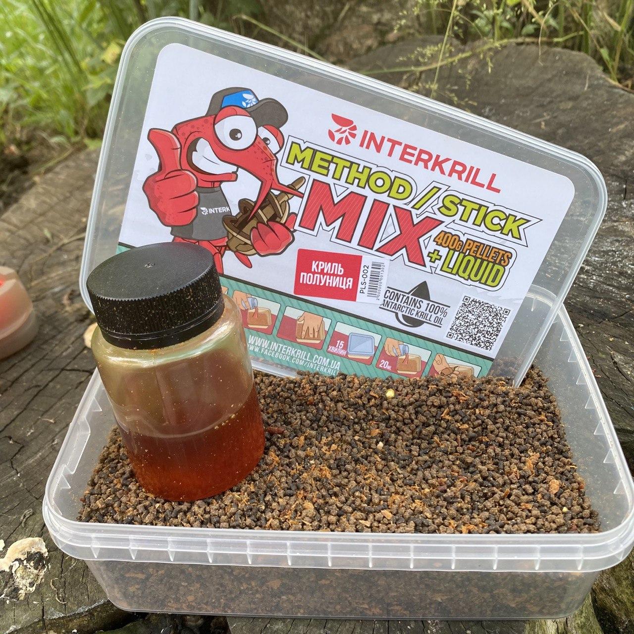 Купить Флет метод Стик Микс / Flat Method Mix Stick Mix Interkrill - Криль-клубника, 400 г, цена ...