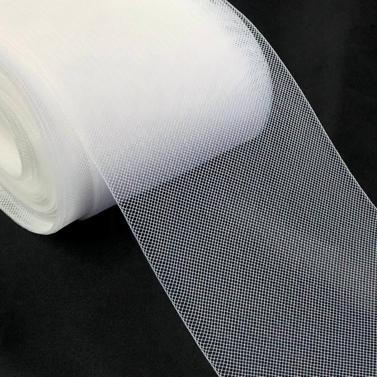 Регілін (кринолін) 10 см білий - 46 м моток (ID#1876865266), цена: 9586 ...