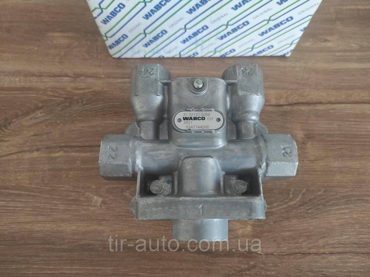 Купить Клапан защитный Ман Тгх Тга Тгс 4-х контурный 9347144000 ( WABCO ...