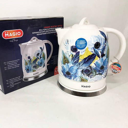 Купити Електричний керамічний дисковий чайник MAGIO MG-973 електричний чайник, EW-695 стильний ...