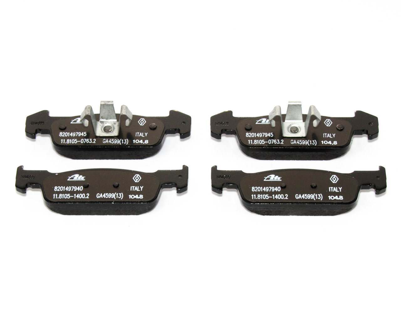 Дисковые тормозные колодки (передние) на Renault Logan II 2012 ...