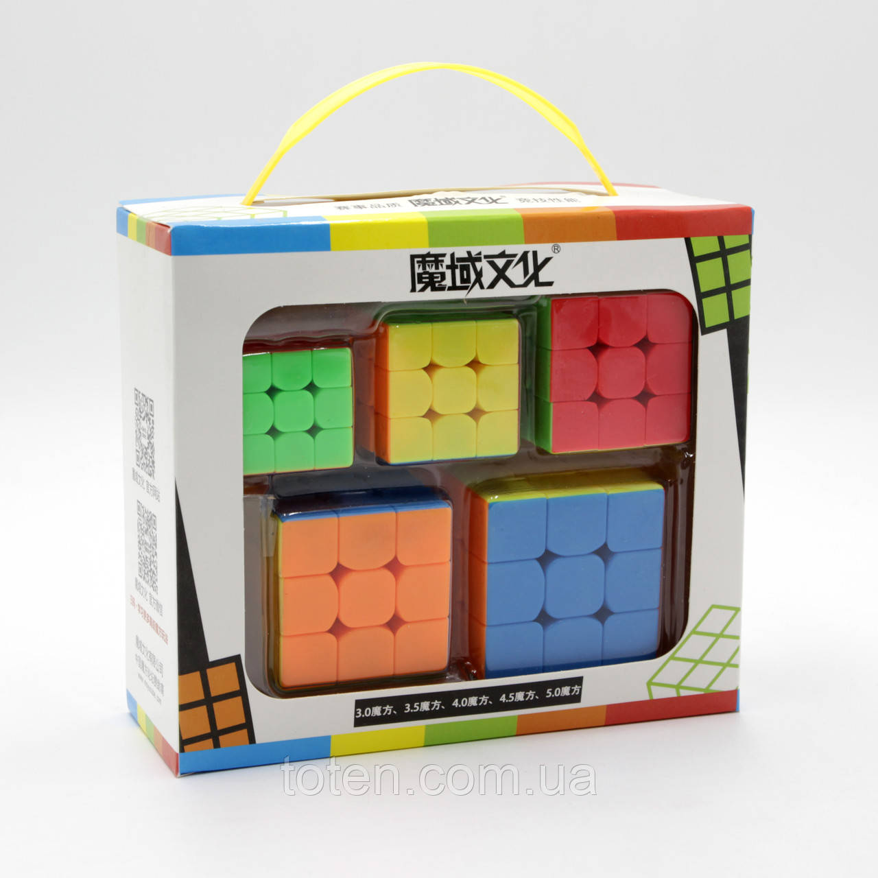 Купити Кубики рубика різнокольорові 3х3, набір кубиків рубика 5шт ...