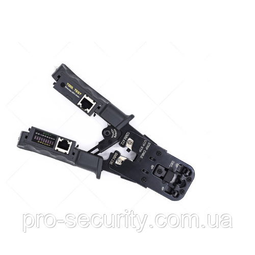 Інструмент HT-022 для обтискання RJ-45 (8P8C) і RJ-12 / 11 (6P6C), з тестером, профі якість (ID ...