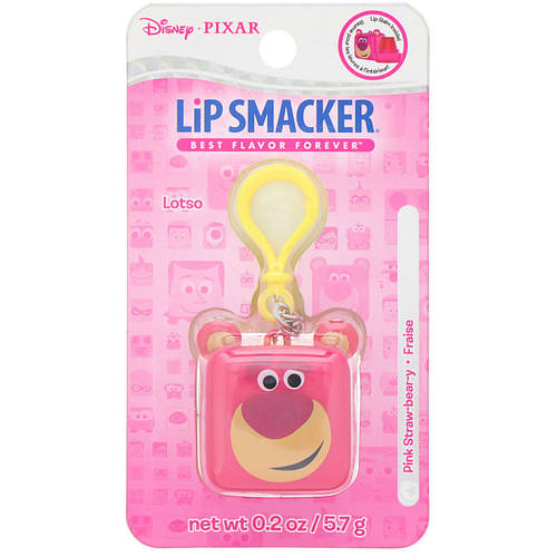 Lip Smacker, Бальзам для губ в кубике Pixar, Lotso, клубничный, 5,7 г ...