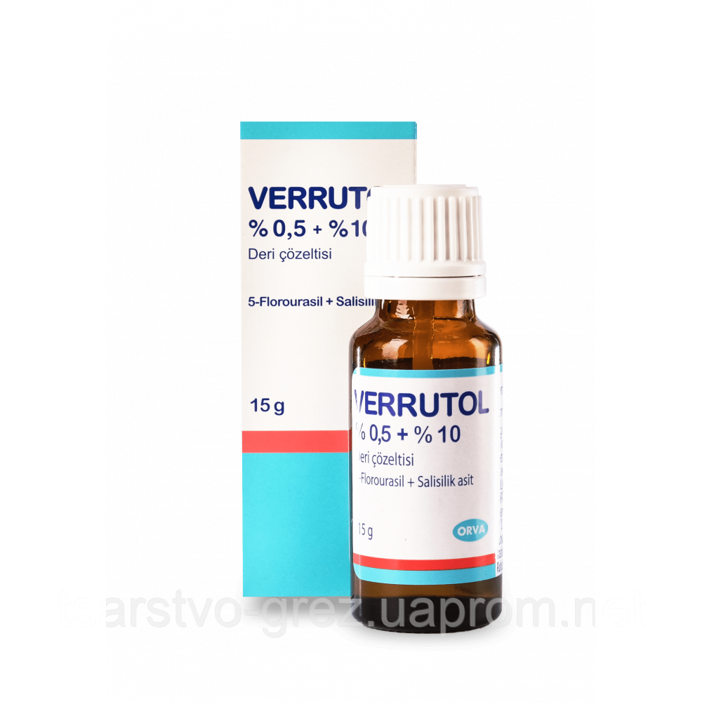 Купити Веррутол Verrutol (Веррумал) раствор от бородавок, 15 мл, ціна ...