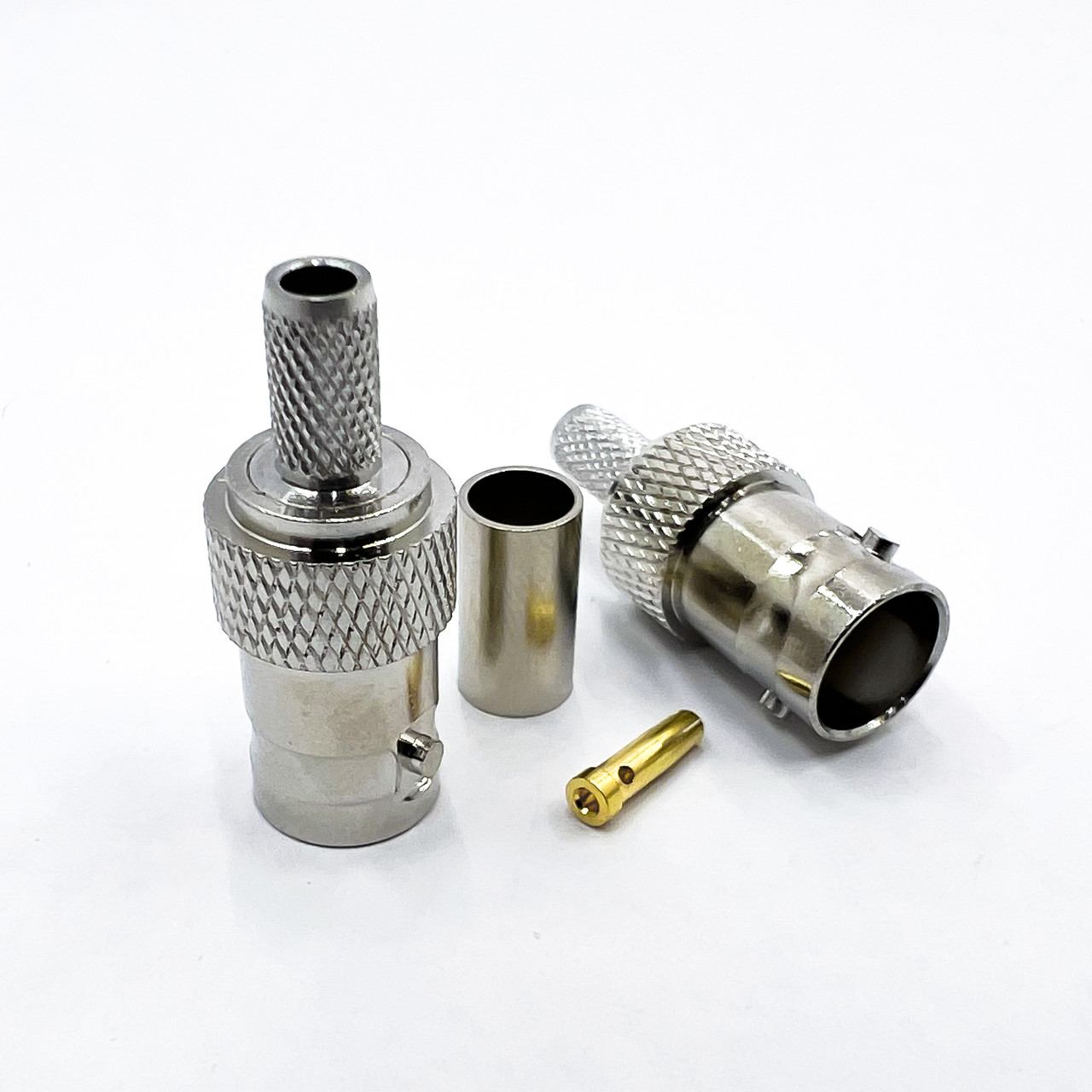 Роз'єм BNC Female на кабель RG-58 під обтиск (ID#1878084496), ціна: 51 ₴, купити на Prom.ua