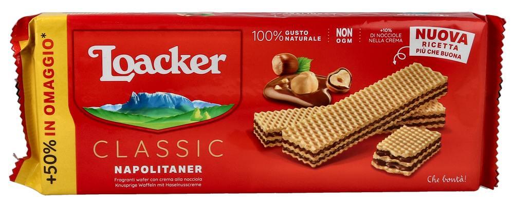 Купить Вафли Loacker Classic Napolitaner 262 G цена 329 ₴ — Prom Ua