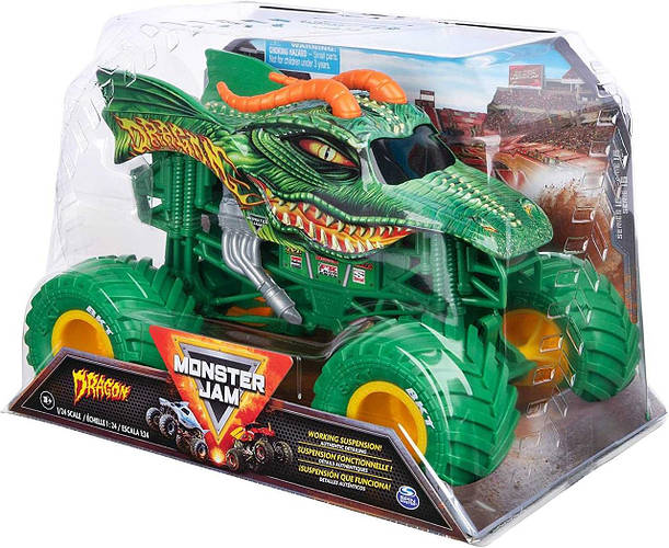 Купить Оригінал Monster Jam Dragon. Монстр-трак Дракон. Металевий кузов ...