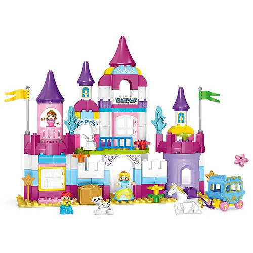 Конструктор Cogo Beginner Замок CGBZ6839, великі деталі, 130 шт ...