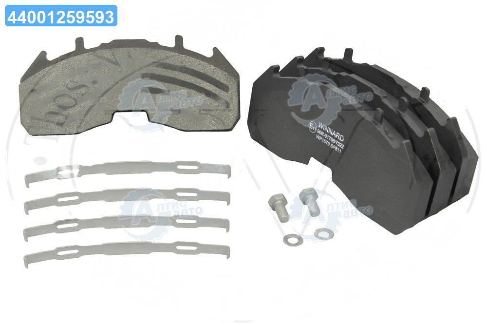 Колодки гальмівні дискові (комплект на вісь) (вир-во Winnard) WP1579 ...