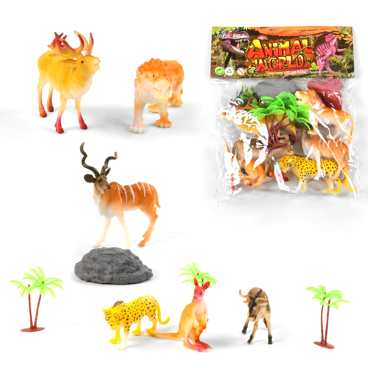 Набор Диких Животных 11 Шт Kimi Разноцветный 6966213421732 — в ...