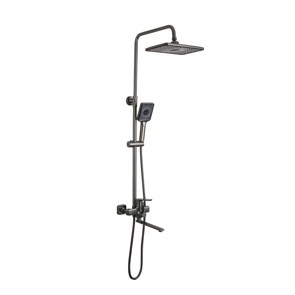 Купити Душова система Frap F2471-9, вилив - перемикач на лійку, 3-функції у Одесі від компанії ...