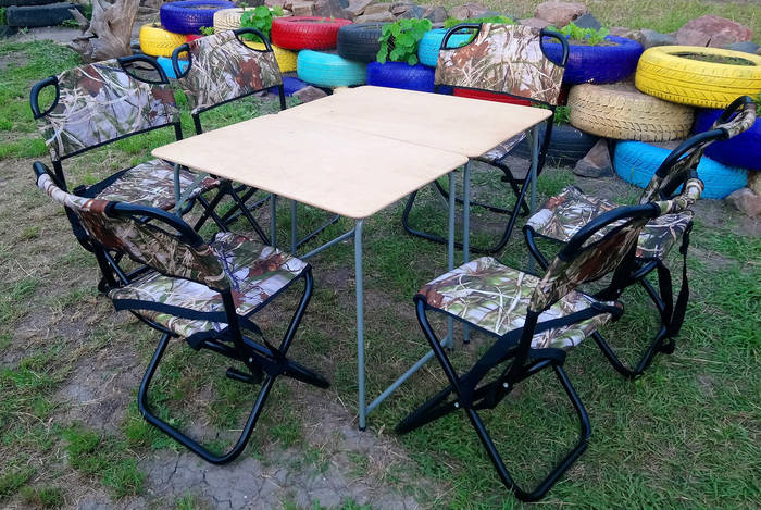 Купить Мебель туристическая складная,стол и стулья для дачи,пикника и ...