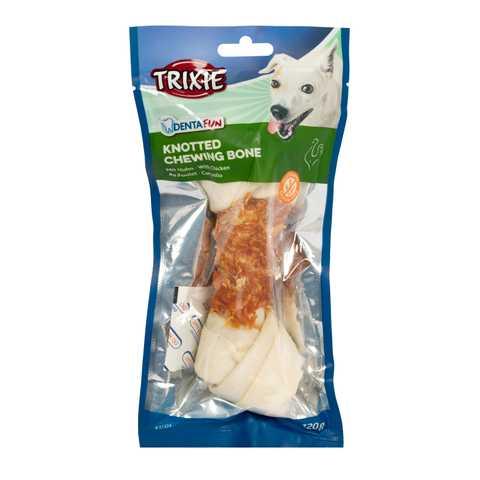 Trixie (Трикси) Denta Fun Knotted Chewing Bone Chicken лакомство для ...