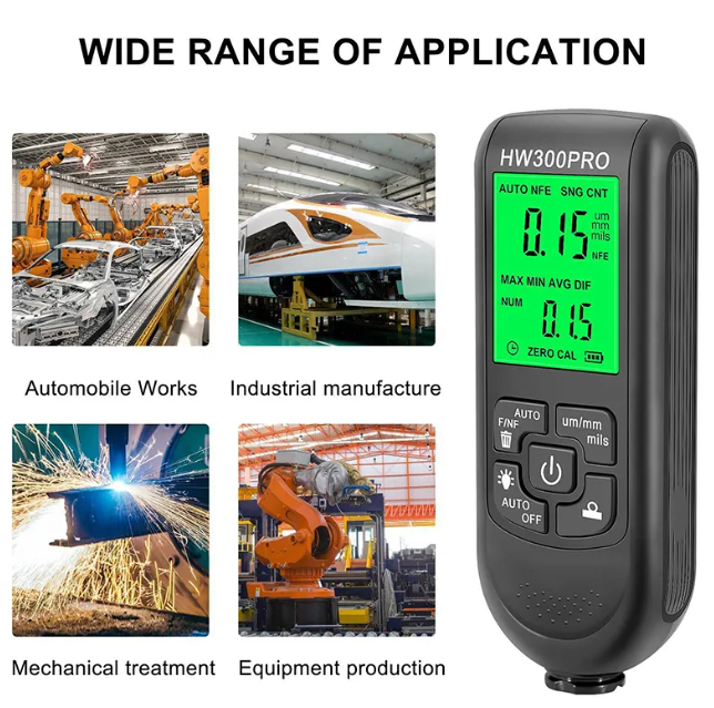 Толщиномер HW-300 Pro тестер краски от 0 мкм до 2.0 мм (ID#1879432626 ...