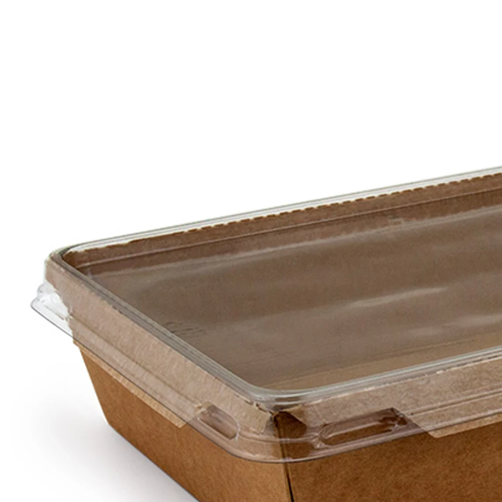 Крышка для контейнера 012340, 012360 плоская PET 160х105 мм Прозрачная ...