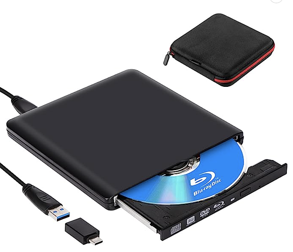 Купити Зовнішній привод Blu-Ray Biscon USB 3.0 Зовнішній привод DVD Blu ...