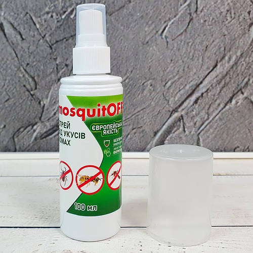 Купить Спрей от укусов насекомых mosquitOFF 100 мл (50), цена 26.25 ...