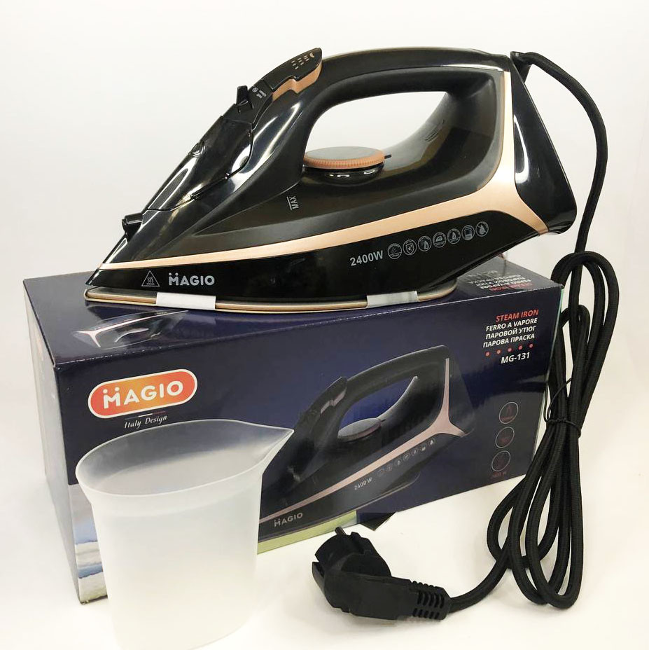Купити Праска MAGIO MG-131, парова праска для одягу, професійна парова праска, праска електрична ...