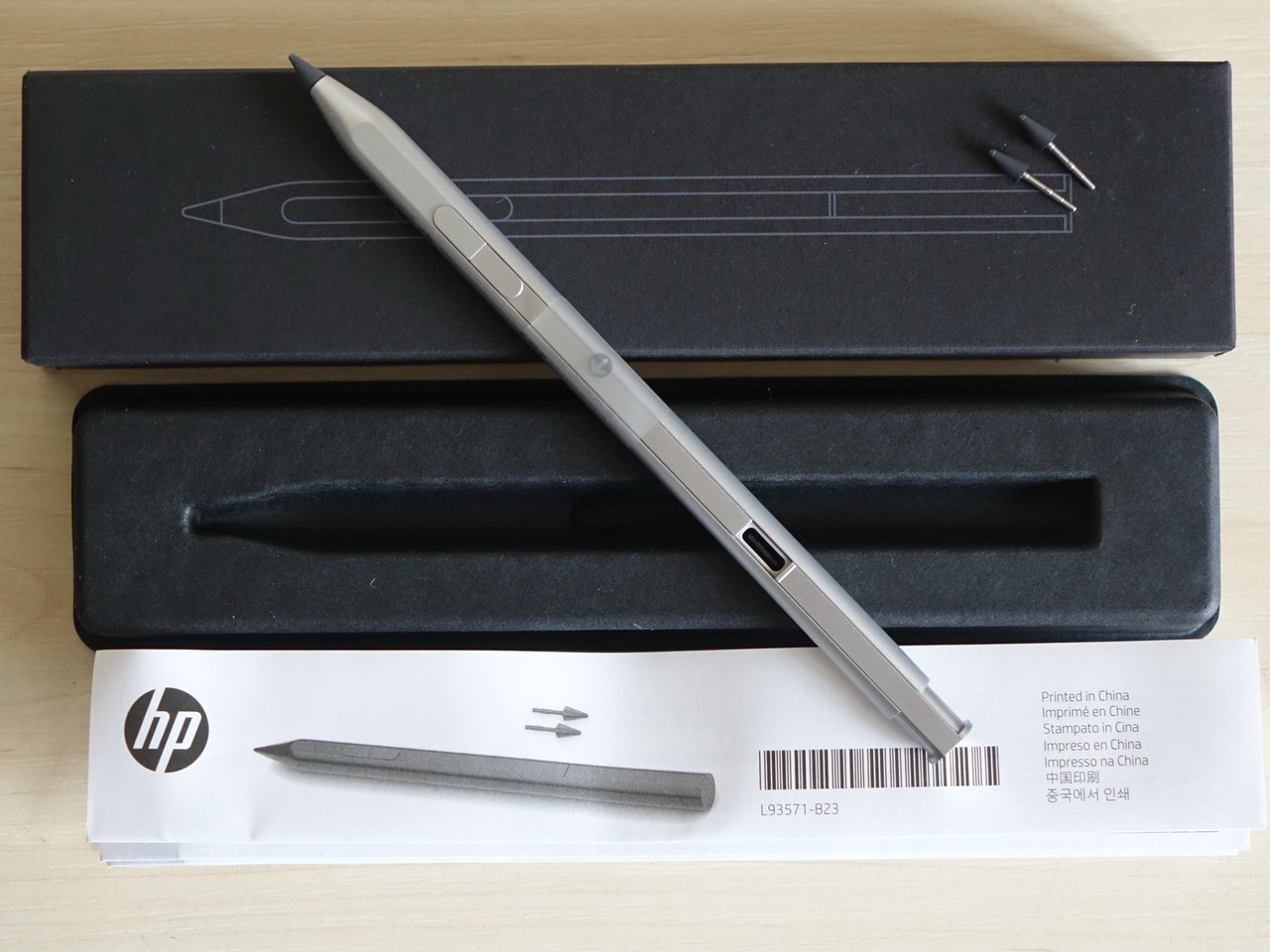 Купить НОВЫЙ Стилус HP Rechargeable MPP 2.0 Tilt Pen, модель SPEN-HP-04 (Type-C usb, Индикатор ...