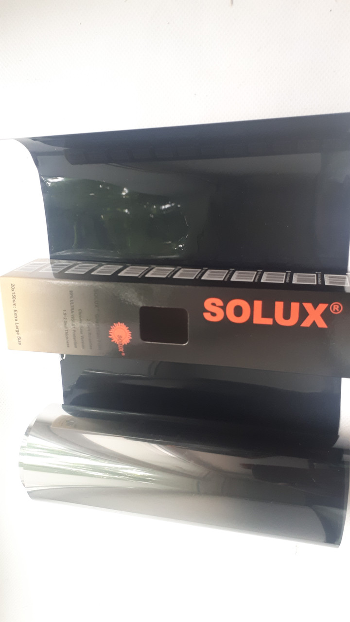 Плівка на лобове скло з переходом SOLUX Black/Silver 20х300см (ID#1879727481), цена: 160 ...