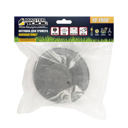 Купити Котушка тримерна напівавтомат з легкої завантаженням "Профі" MASTERTOOL 19-1908, ціна 402 ...