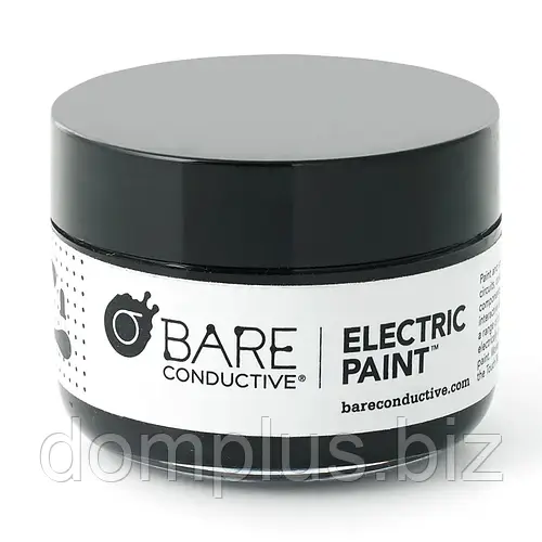 Bare Conductive Electric Paint - Токопроводящая краска - банка 50 мл (ID#1879879528), цена: 1965 ...