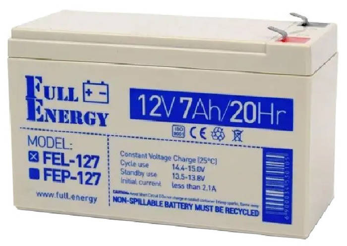 Купити Акумулятор гелевий 12В 20 А г для ДБЖ Full Energy Full Energy ...