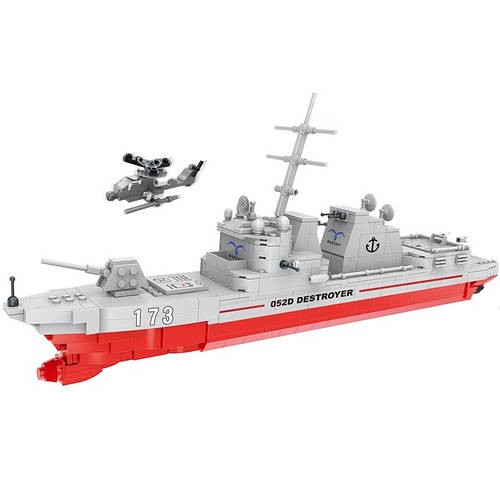Купить Конструктор Cogo World military Эсминец 052D, 3387, крейсер ...