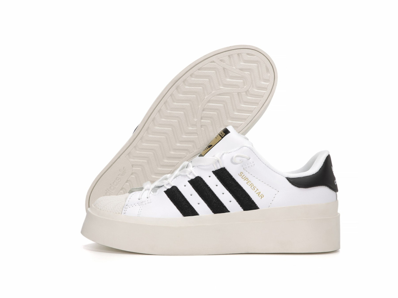 Adidas Superstar Platform Bonega Кеды женские на платформе белые Адидас ...