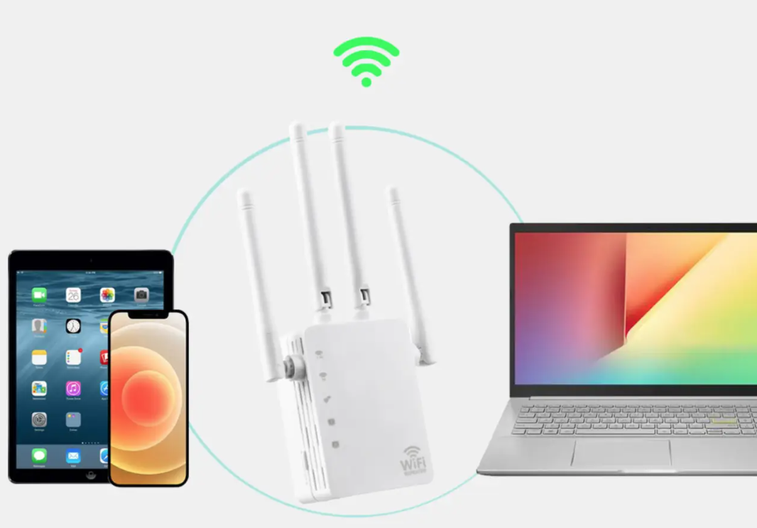 Купить Репитер Wifi Роутер Wifi AP поддерживает 2,4G и 5G до 1200 м ...