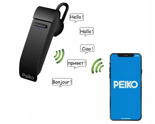 Купить Переводчик языка Peiko World Черный, цена 1000 ₴ — Prom.ua (ID ...