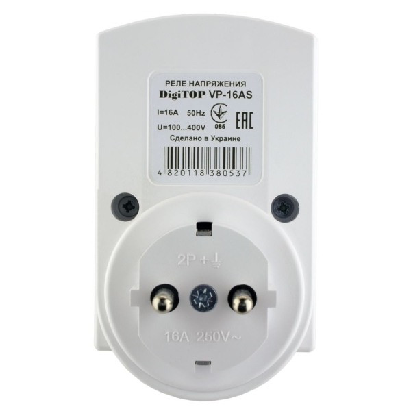 Купить Реле напряжения DigiTOP Vp-16AS, цена 640 ₴ — Prom.ua (ID#1880468231)