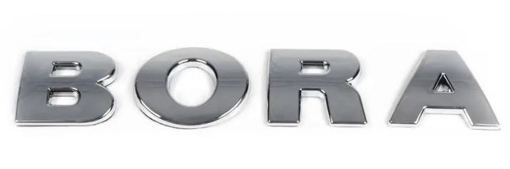 Емблема напис задня BORA на багажник для Volkswagen BORA 130х23 (ID ...