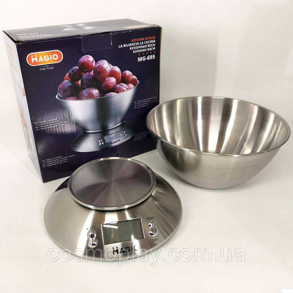 Купить Весы кулинарные MAGIO MG-695 | Кухонные весы для взвешивания продуктов | Весы кухонные со ...