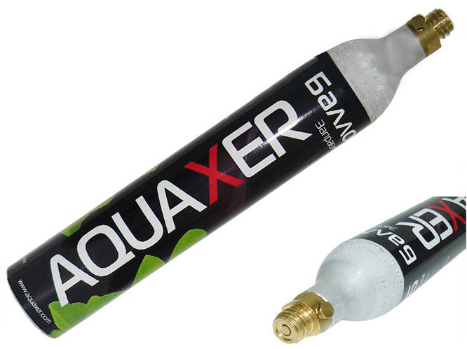 CO2 балон заправний, AQUAXER Free Refueling 425 г. Балон для зберігання ...