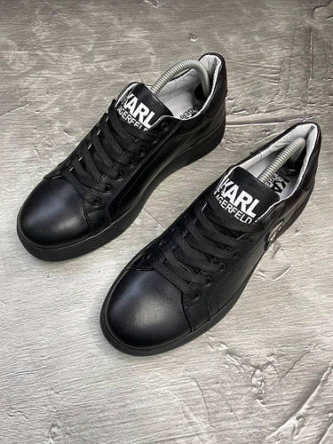 Купить Кеды мужские кожаные Karl Lagerfeld удобные летние с натуральной ...