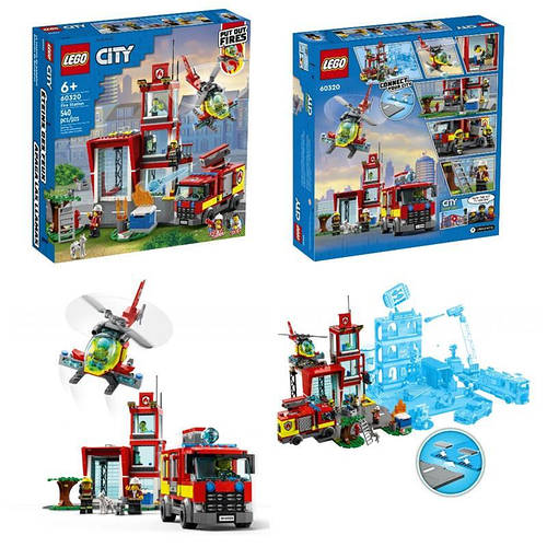 Купить Конструктор LEGO City Пожарная часть, цена 2399 ₴ — Prom.ua (ID ...