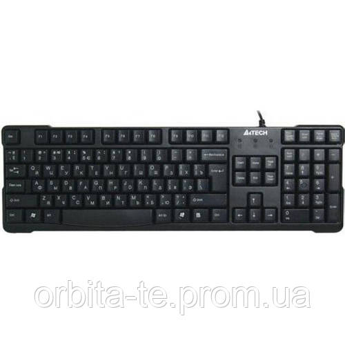 Клавіатура A4-Tech KR-750 USB, чорна, 103 keys, Win.Vista x86 Comfort ...