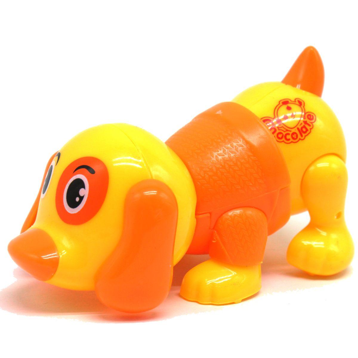 Купить Заводная игрушка "Собачка", оранжевая, цена 75.85 ₴ — Prom.ua ...