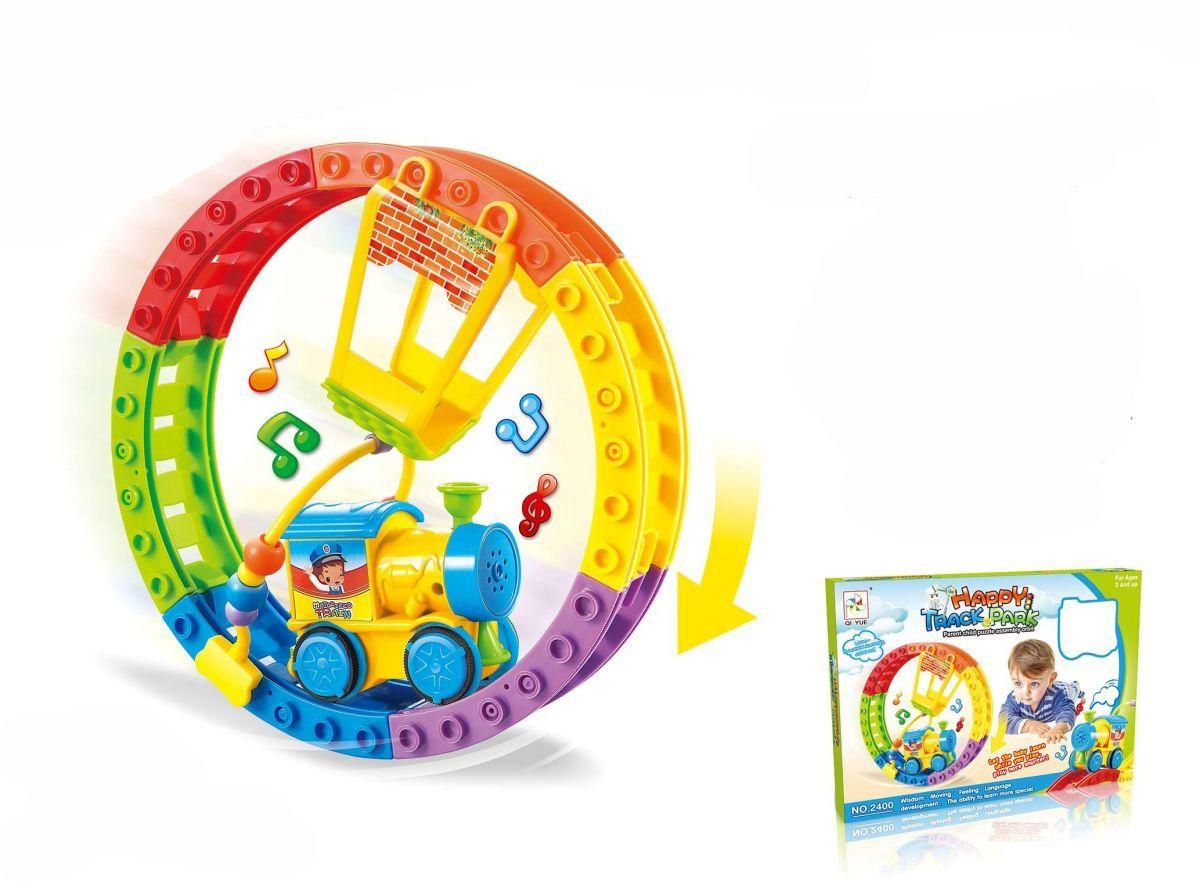 Уцінка. Потяг-конструктор "Happy Track Park" не працює електроніка ...