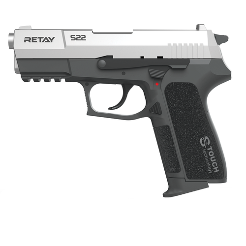 Купить Пистолет сигнальный стартовый Retay S22 (9мм, 18 зарядов), хром ...