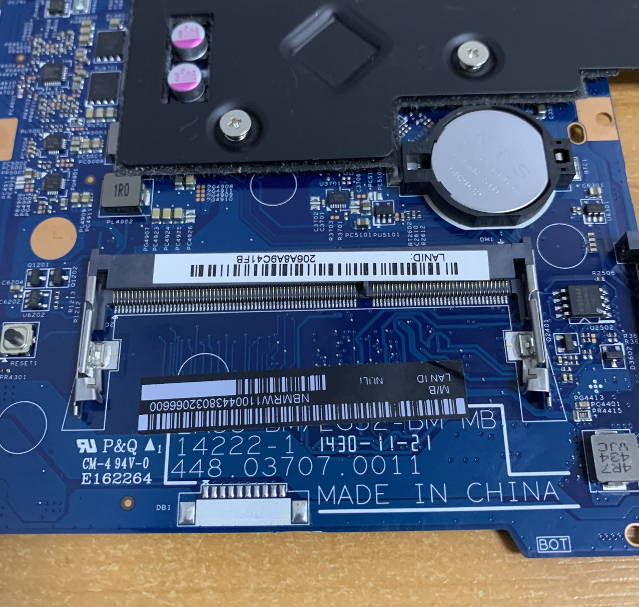 Купить Б/У Материнская плата Acer ES1-512, ES1-531, Intel Celeron N2920, SR1SF, UMA, EA53-BM ...