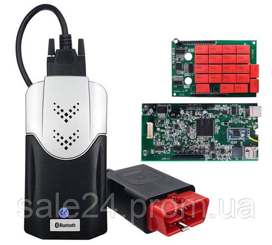 Сканер Delphi DS150E 2017 R3 V3 2 платы зеленые OBD2 делфи диагностики ...