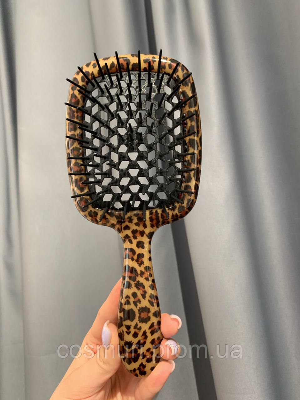 Расческа цвет леопард Janeke 1830 Superbrush Leopard Black (ID ...