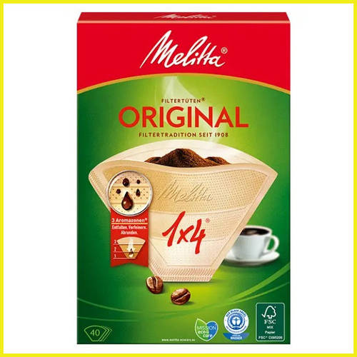 Купить Фильтры бумажные Melitta Original 1X4 (натуральные), цена 95 ...