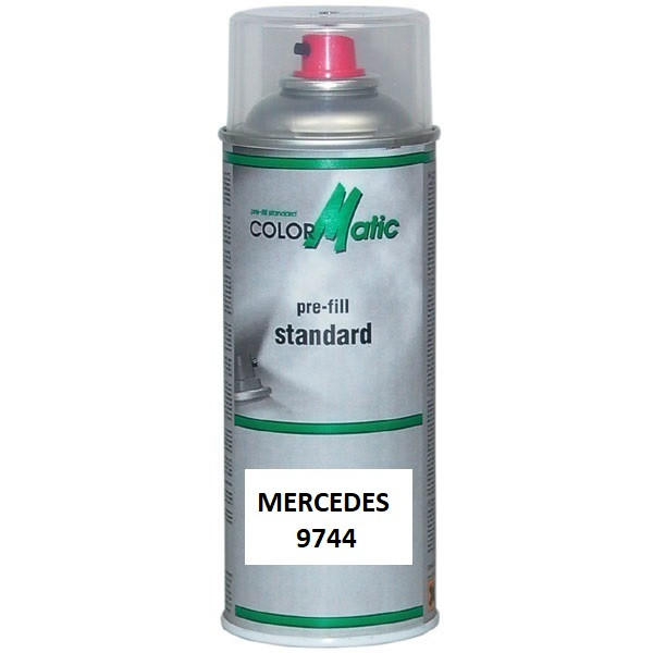 Аэрозольная автокраска металлик MERCEDES 9744 Brillantsilber met ...